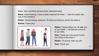 Diapositiva ingles - María Vargas.pdf | Bars & Restaurants | Attractions