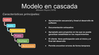 Modelo Cascada | PPTX