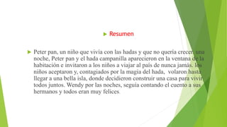 Diapositiva peter pan | PPTX