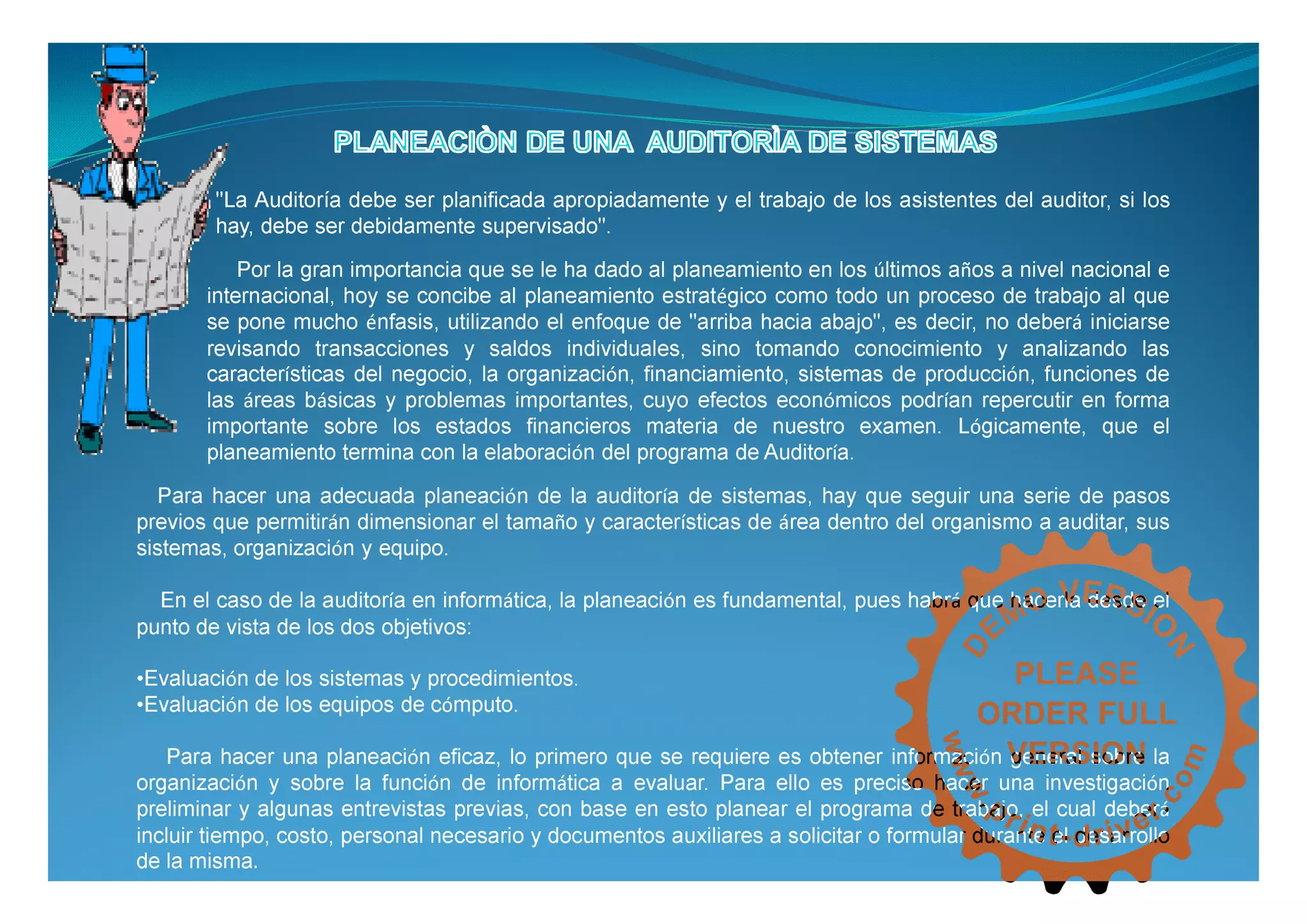 DIAPOSITIVAS DE AUDITORIA DE SISTEMAS | PDF