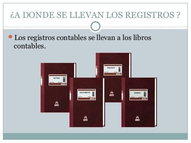 REGISTROS CONTABLES