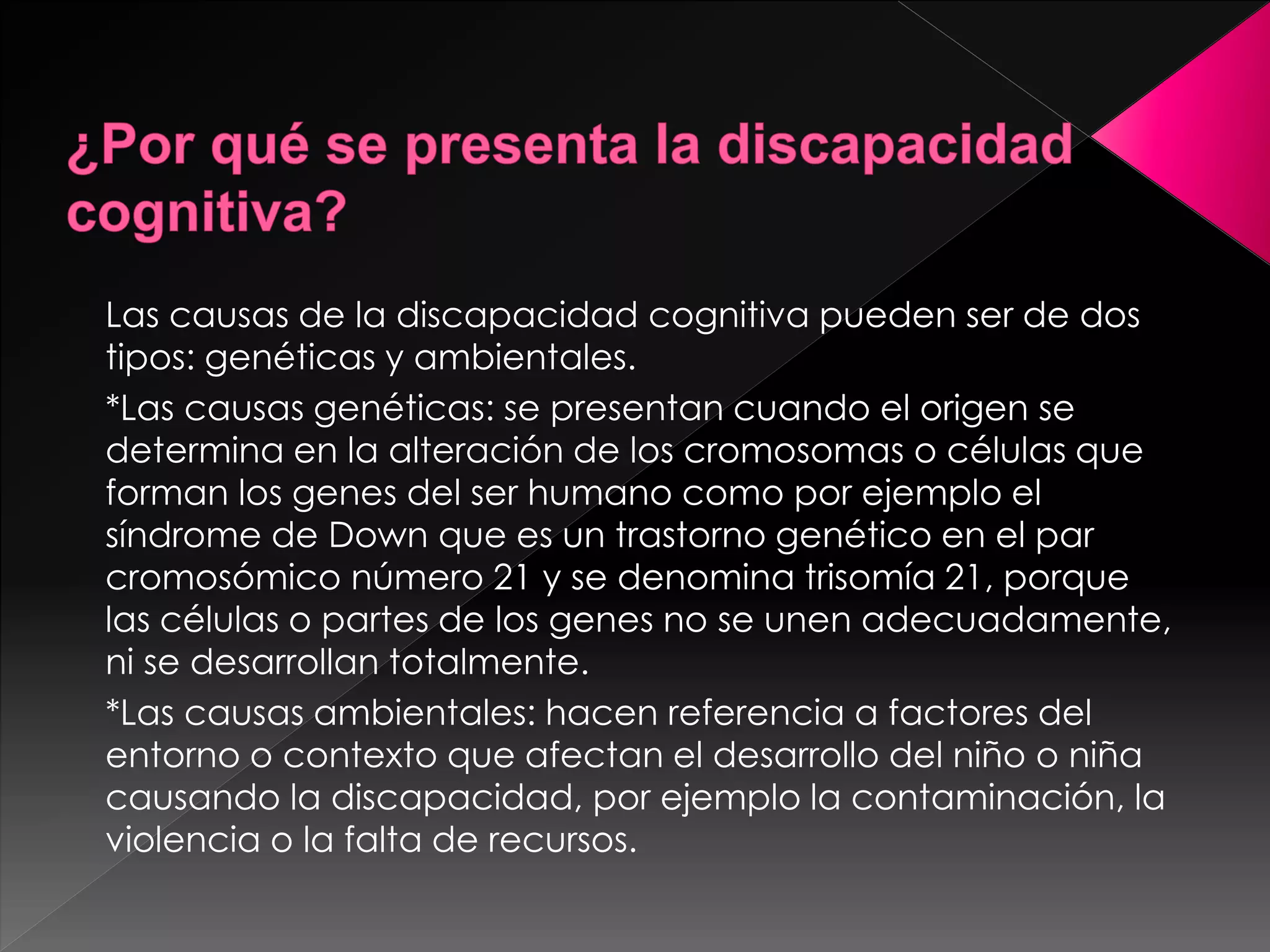 Diapositivas de-discapacidad-cognitiva | PPTX