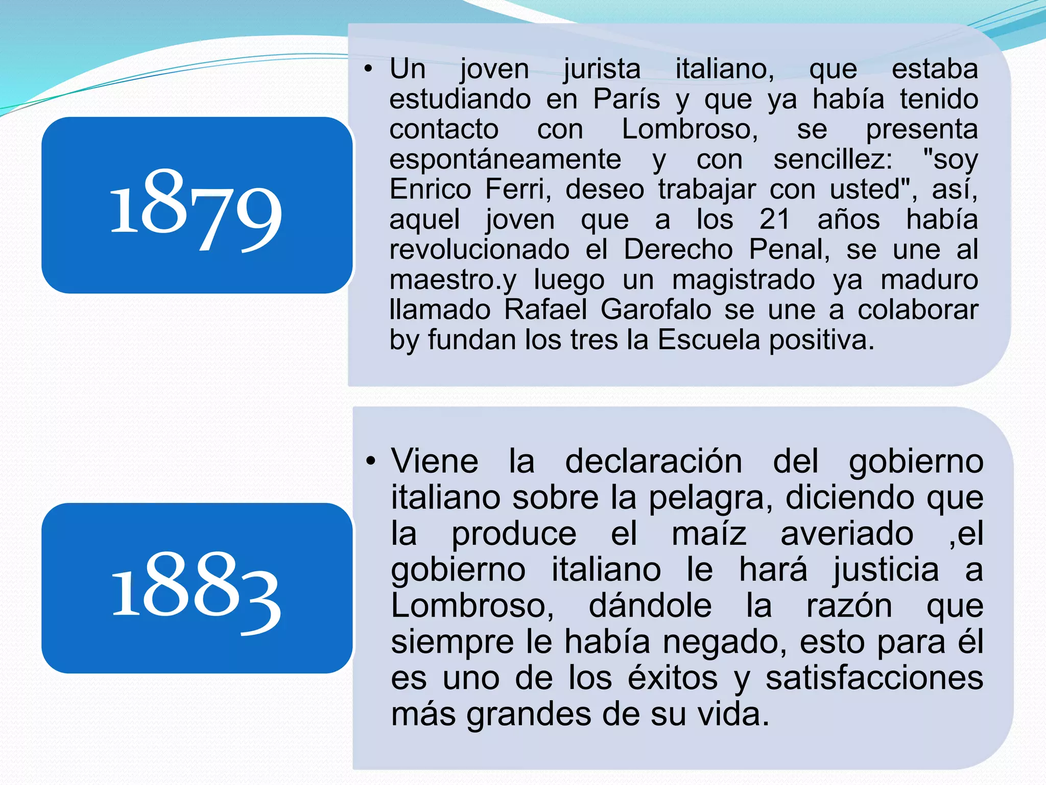 Diapositivas de-lombroso-criminalistica | PPTX