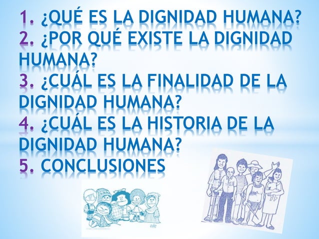 DIGNIDAD HUMANA | PPTX