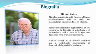 Modelo evaluacion' Scriven | PPTX