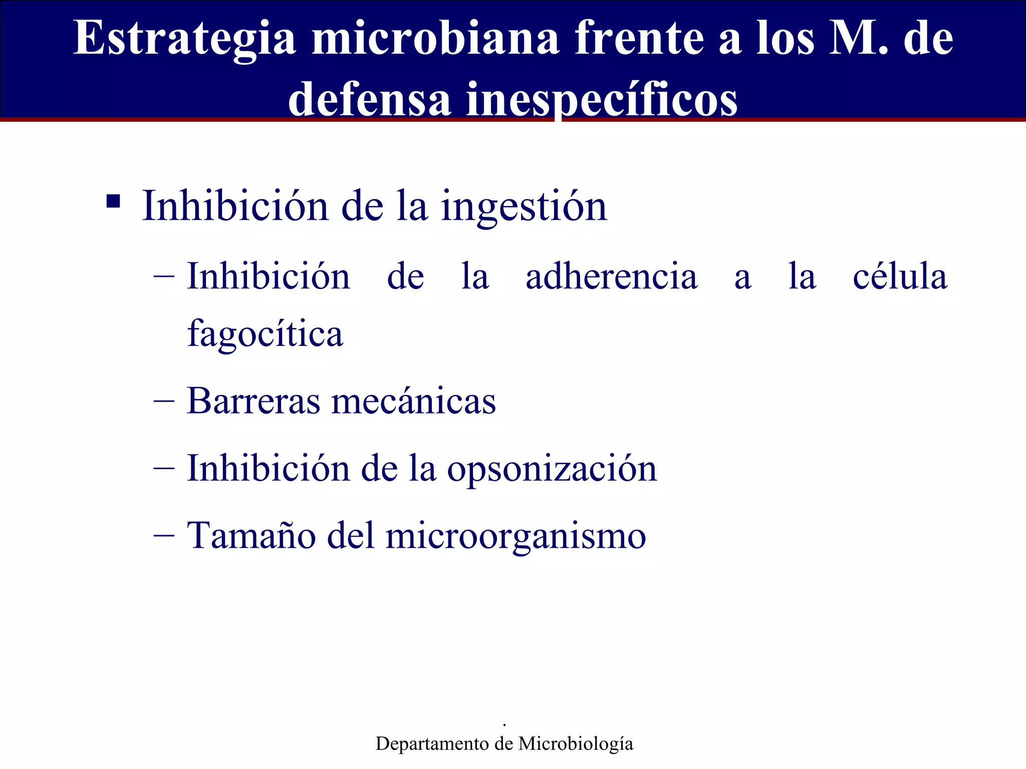 Diapositivas Tema 09. Respuesta Inmune A La Infeccion | PPT