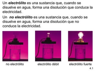 Reacciones en disolución acuosa | PPT