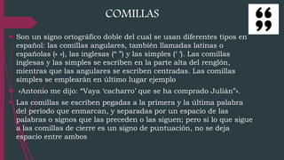 Los signos de puntuación. | PPTX