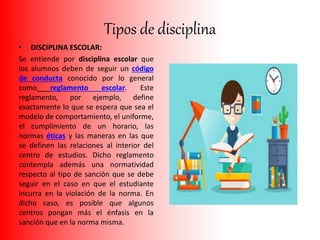 disciplina y respeto | PPTX