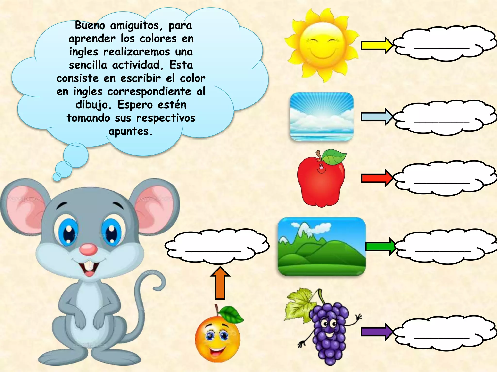 Los colores en ingles | PPSX