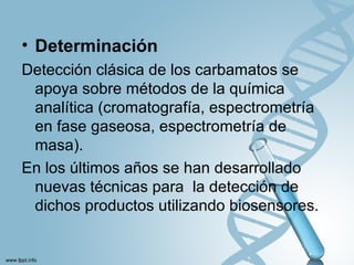 Diapositivas de carbamatos | PPT