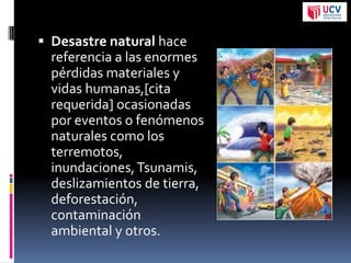 Diapositivas de desastres naturales | PDF
