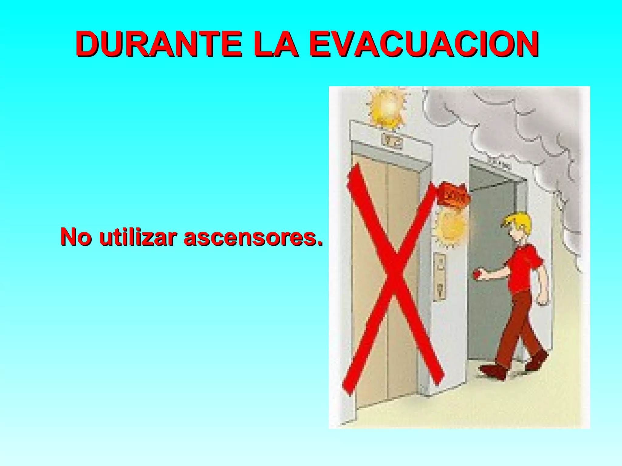 Diapositivas de evacuacion