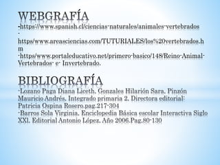 Animales vertebrados e invertebrados | PPTX