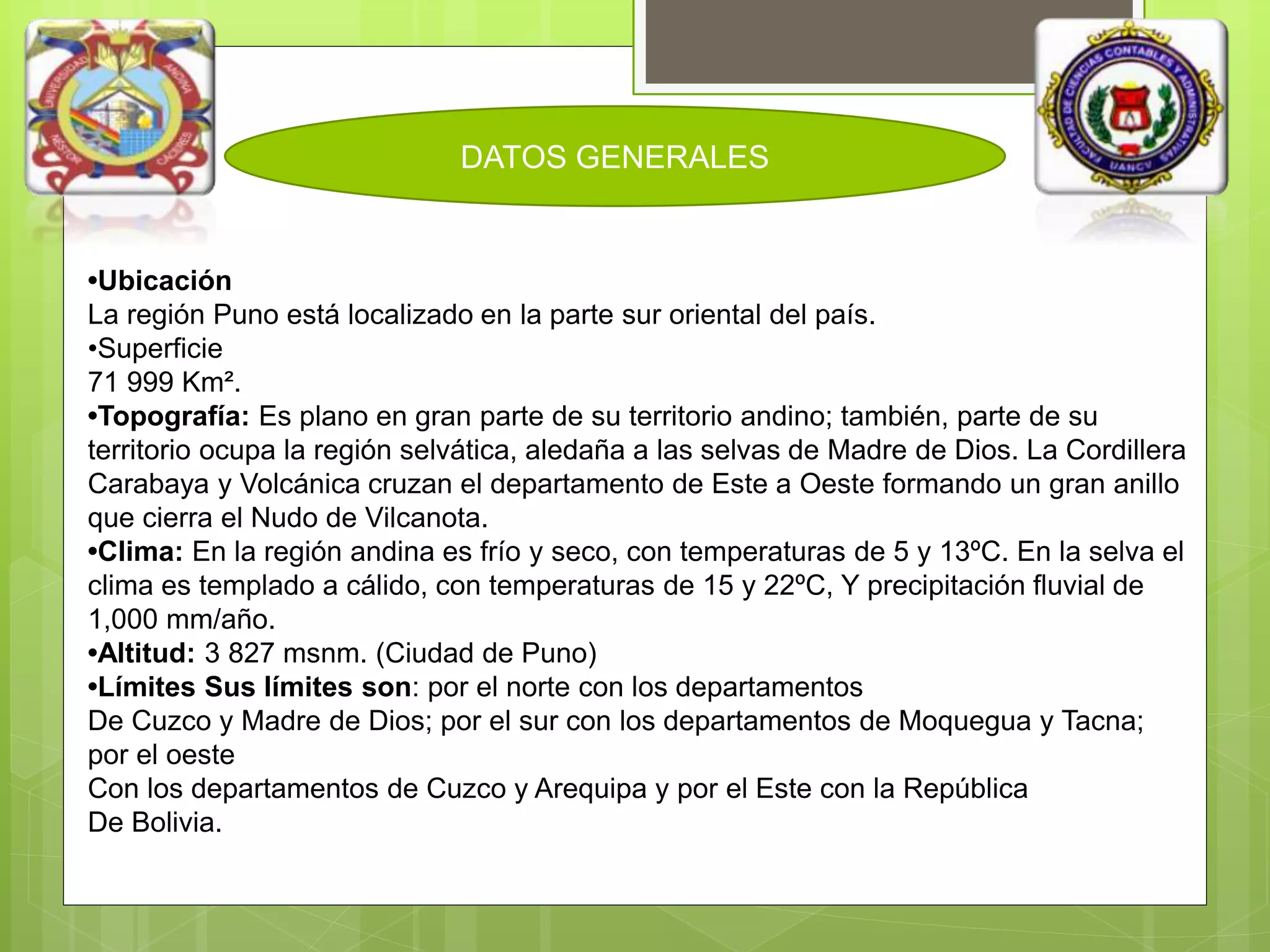 Diapositivas del carachi | PPT