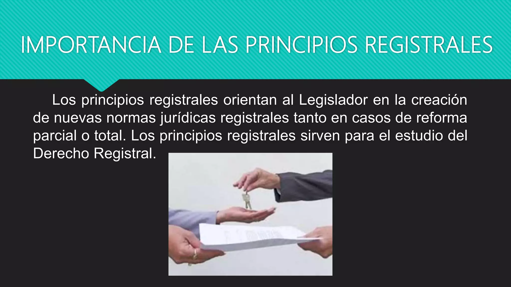PRINCIPIOS REGISTRALES DE PABLO SANCHEZ | PPTX