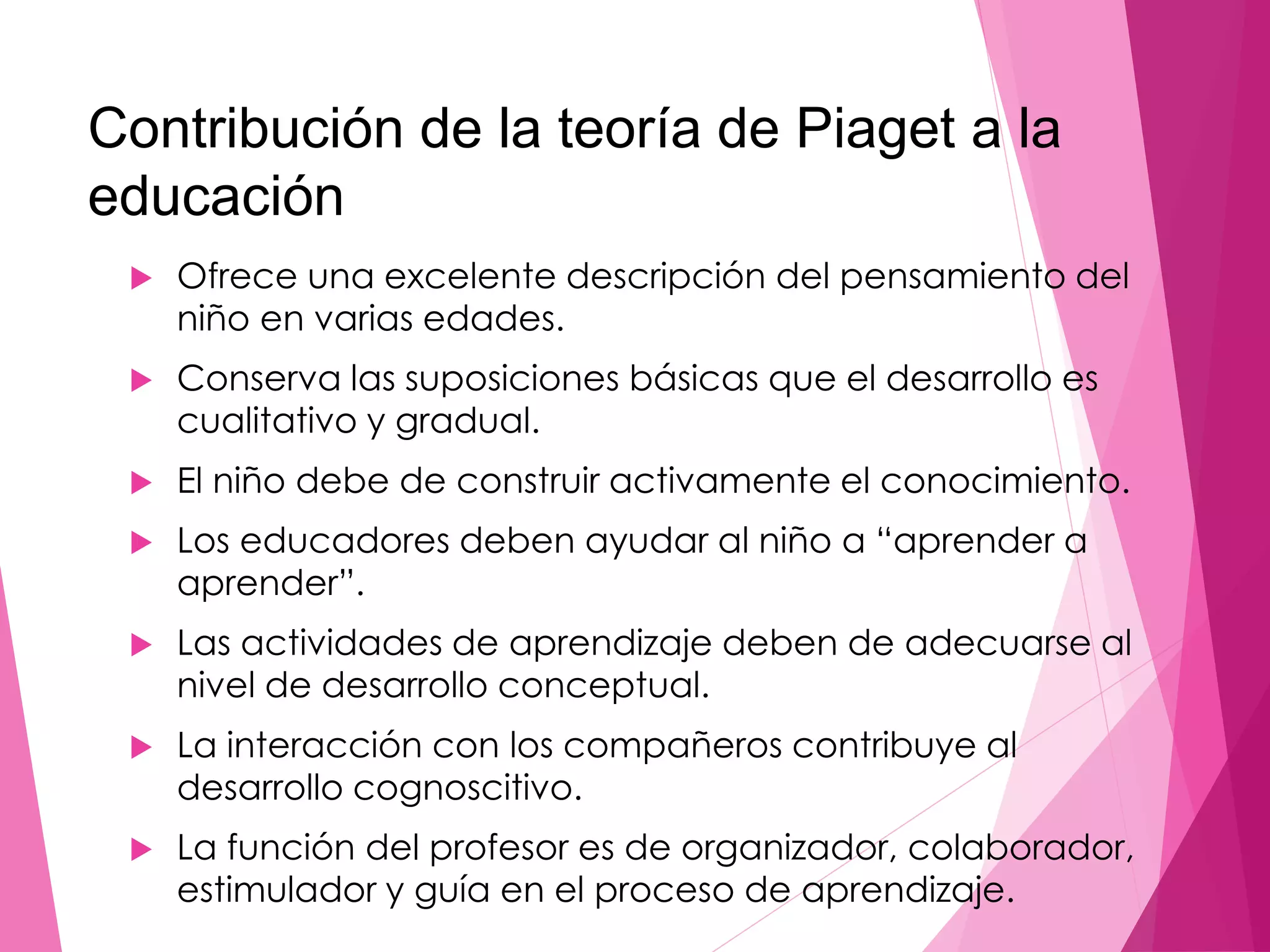 Diapositivas de piaget | PPTX