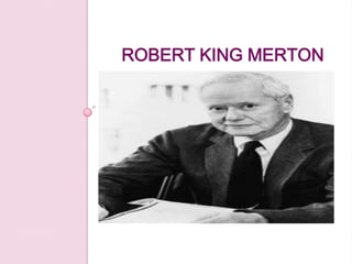 Diapositivas de robert merton | PPTX