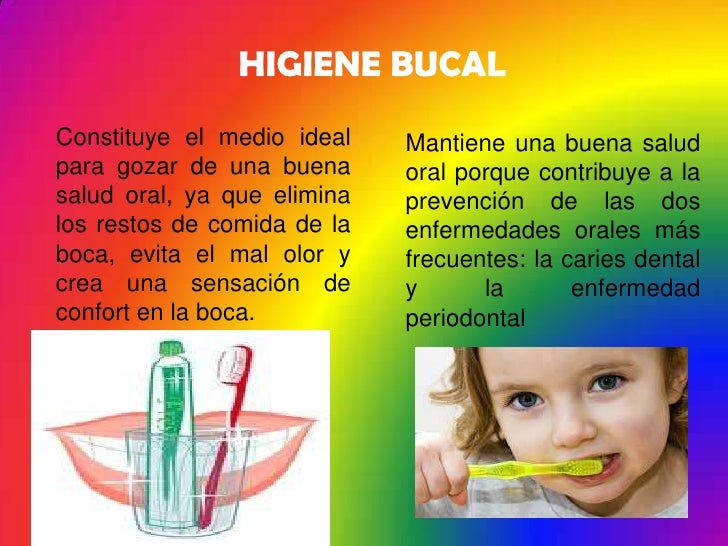 Diapositivas de salud bucal