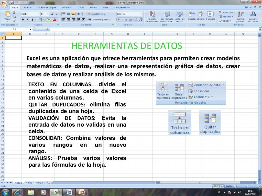 Diapositivas de excel 2007