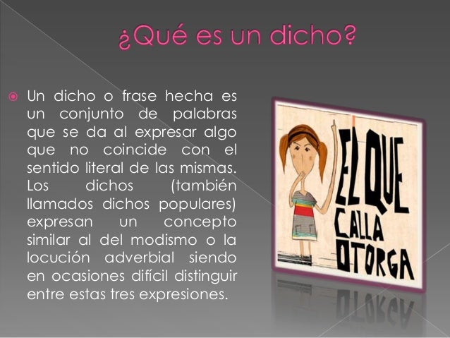 Diapositivas dichos y refranes