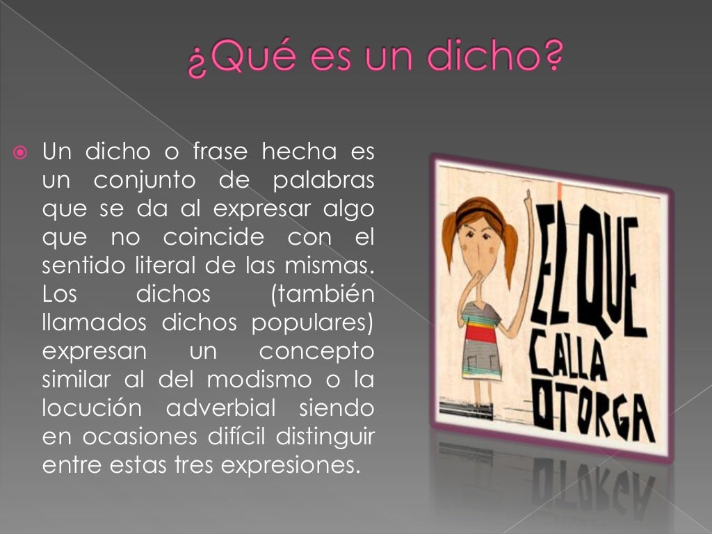 Diapositivas dichos y refranes