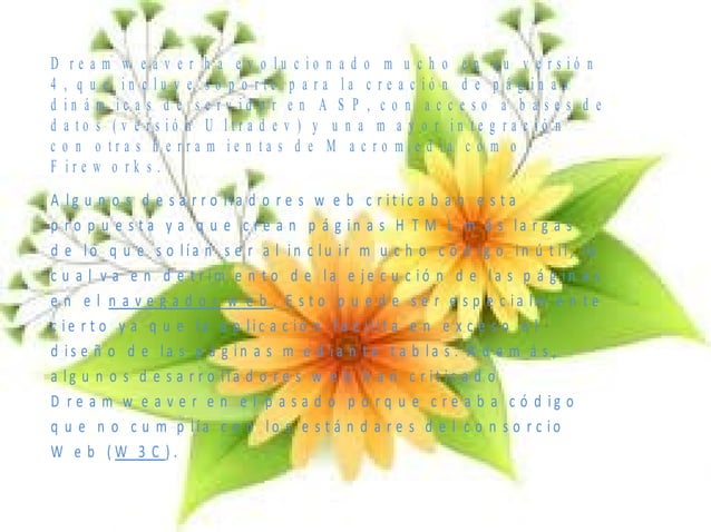 Diapositivas dreamweaver | ODP