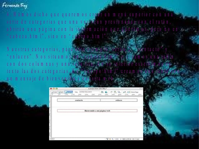 Diapositivas dreamweaver | ODP