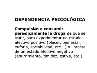 Diapositivas drogas | PPT