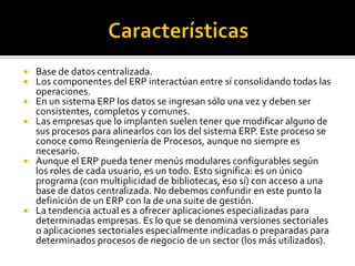 Qué es un ERP | PPTX