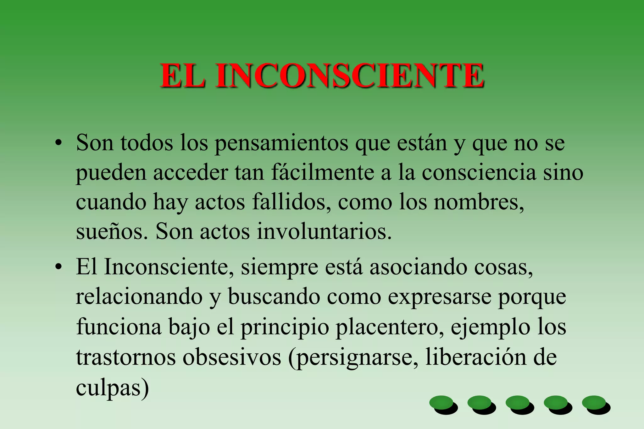 estructura del pensamiento inconsciente | PPTX