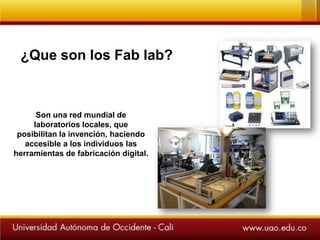 Diapositivas fab lab | PPTX