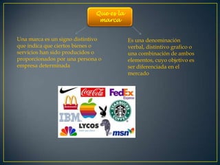 que es marca | PPTX