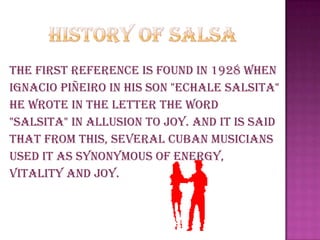 Diapositivas ingles salsa | PPT