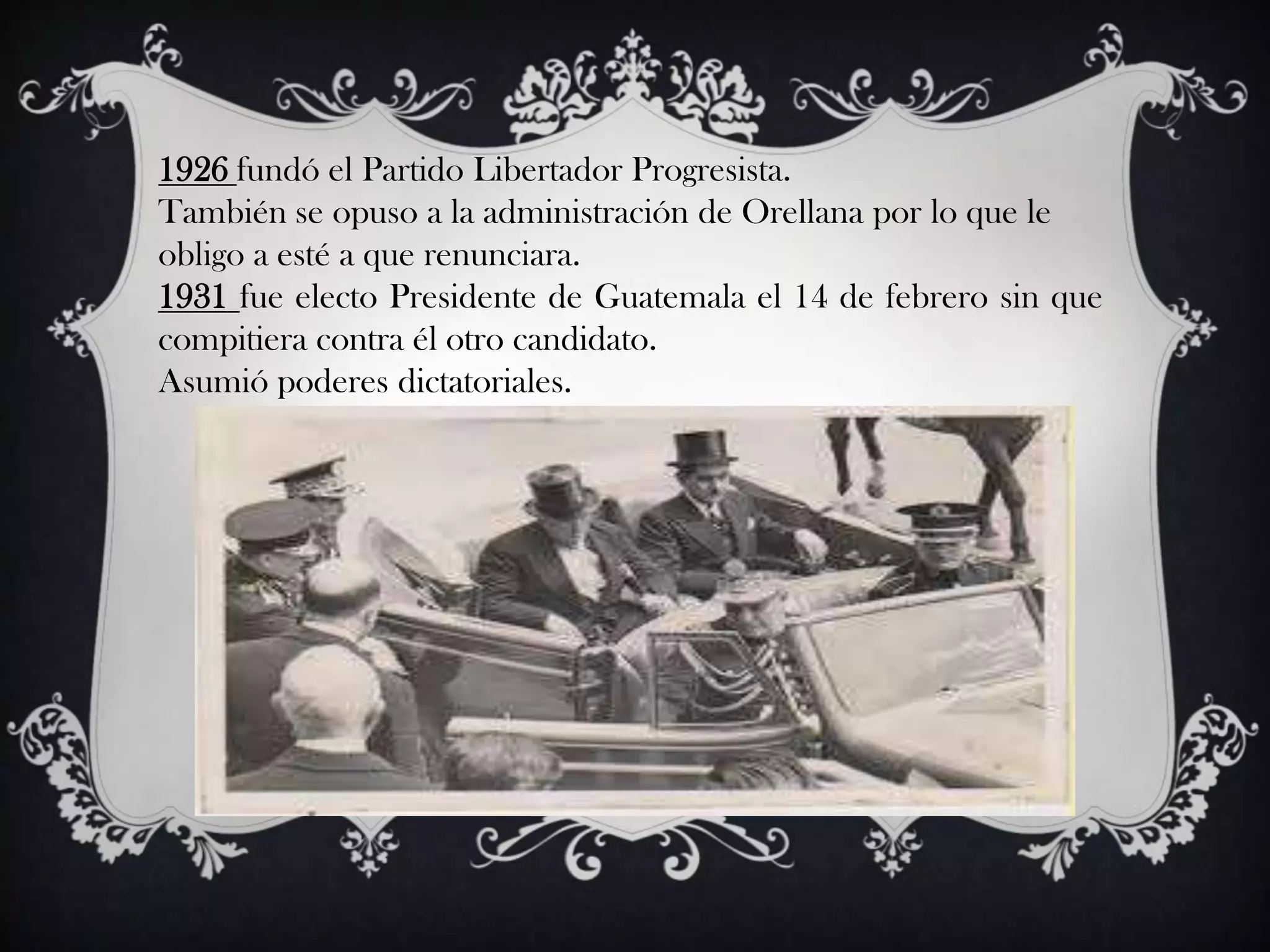 Jorge Ubico Castañeda | PPT