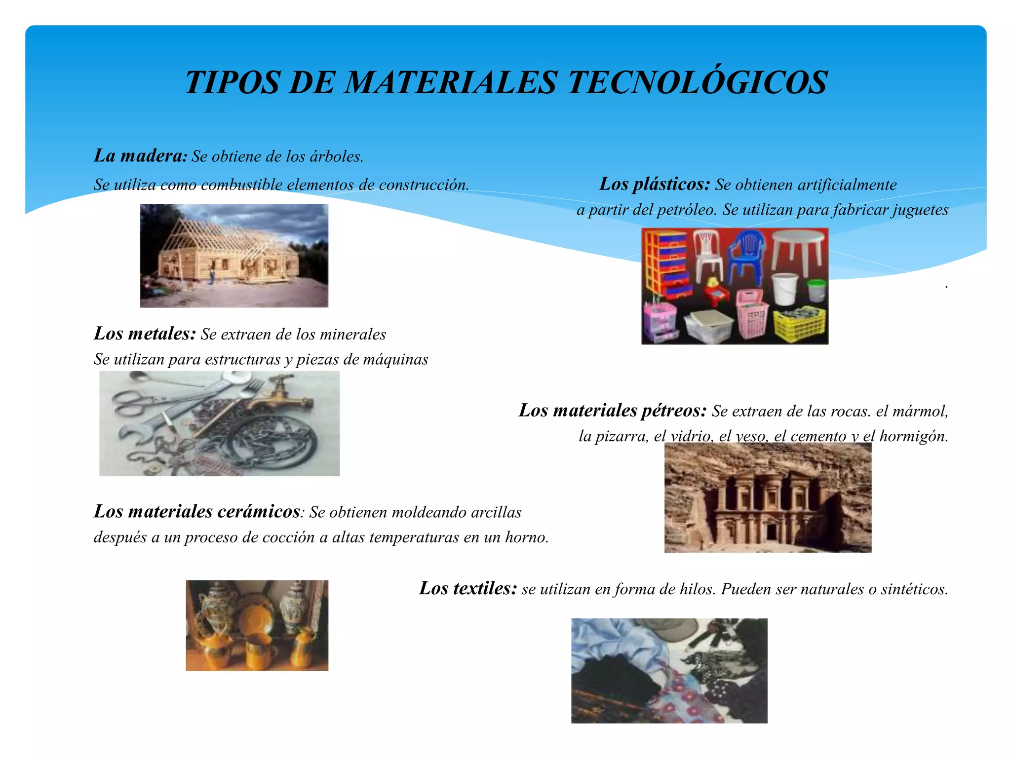 Diapositivas los materiales y sus propiedades | PPTX