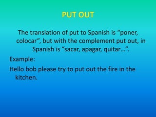 Diapositivas prhasal verbs nancy vargas | PPT