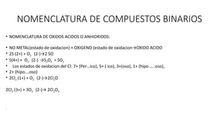 DIAPOSITIVAS NOMENCLATURA DE COMPUESTOS INORGANICOS (2).pptx
