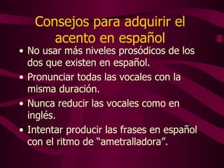 Diapositiva sobre el acento | PPT