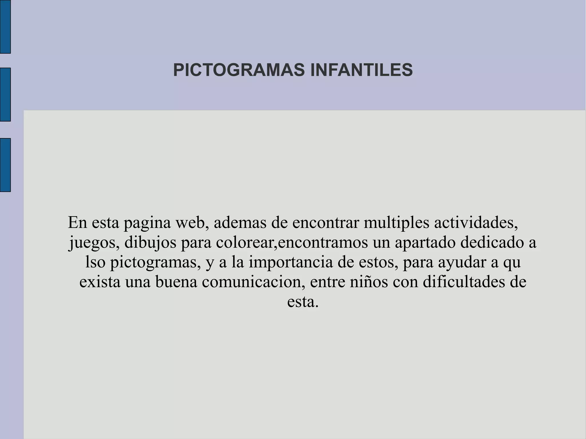 Diapositivas pictogramas | PPT
