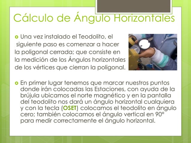 POLIGONAL CERRADA- TOPOGRAFIA I | PPTX