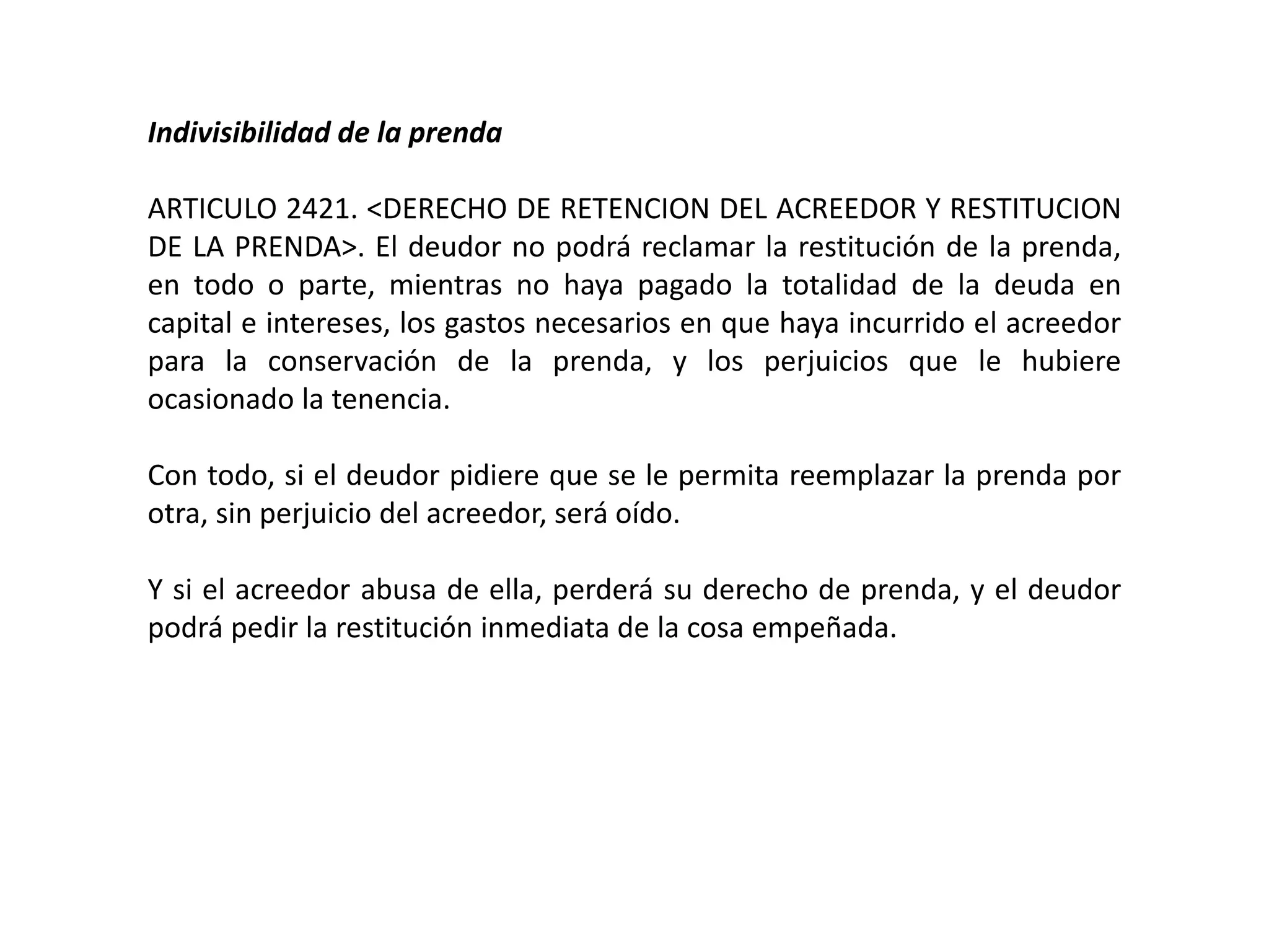 Contrato de prenda | PPTX