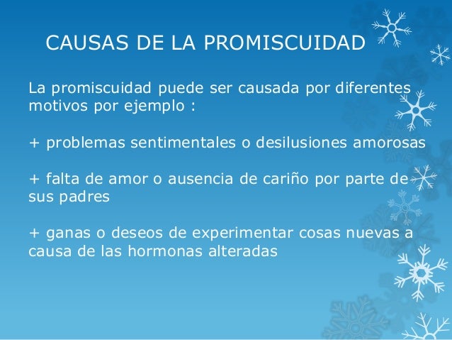 Diapositivas promiscuidad