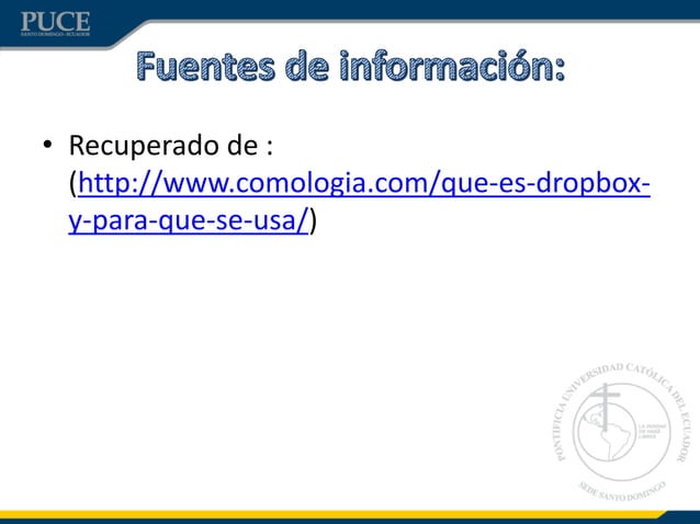 Diapositivas sobre dropbox | PPTX | Computing | Technology & Computing