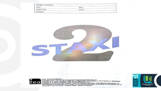 Diapositivas staxi | PPTX