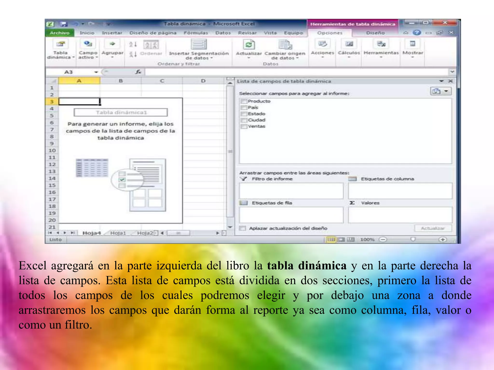 Tablas Dinámicas y Gráficos en Excel | PPTX