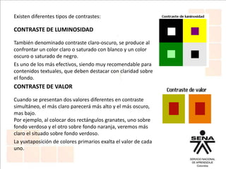 Diapositivas teoria del color | PPTX