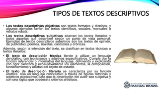 Diapositivas Texto descriptivo.pptx