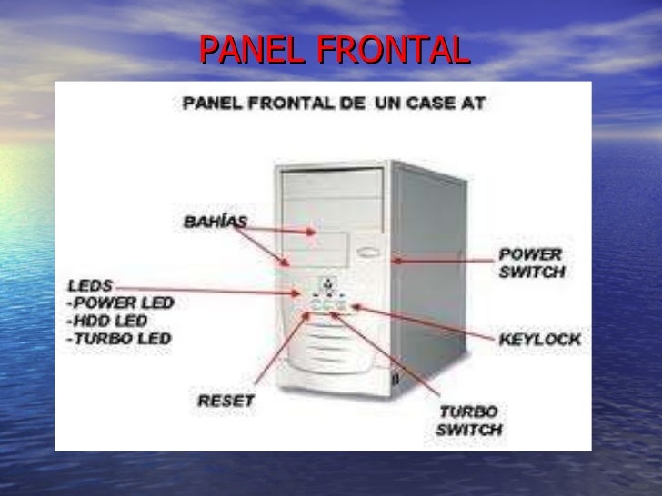 Partes del cpu frontal - Imagui