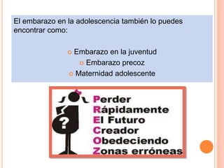 EMBARAZO EN LA ADOLESCENCIA | PPTX
